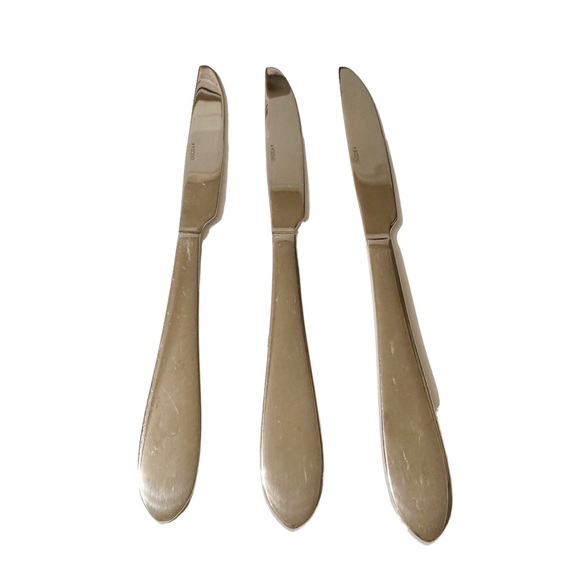 Oneida | Kitchen | Oneida Stainless Shiny Flatware Dinner Knives Set Of ...